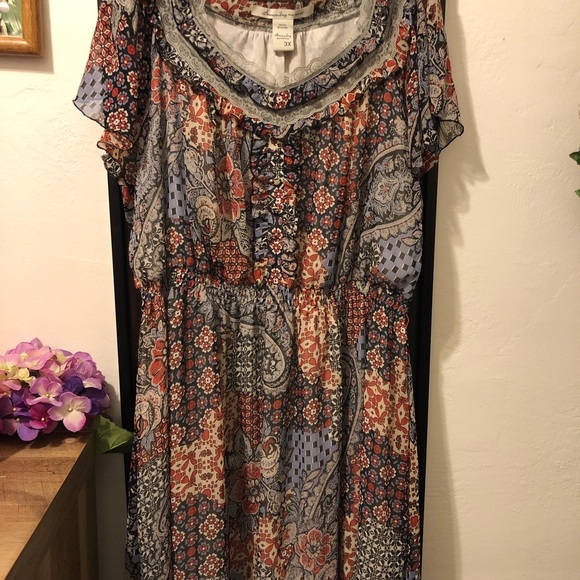 American Rag | Dresses | American Rag Dress With Short Sleeves Size 3x ...